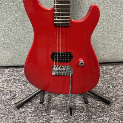 Samick SS-50 Solid Body Electric Guitar Gloss Red | Reverb