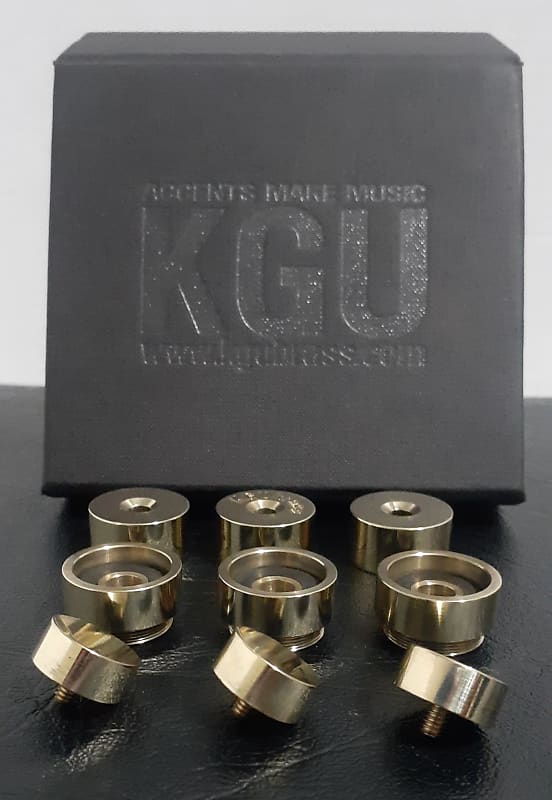 Getzen Trumpet Trim Kit Medium Caps.BY KGU Brass. Raw Brass. | Reverb