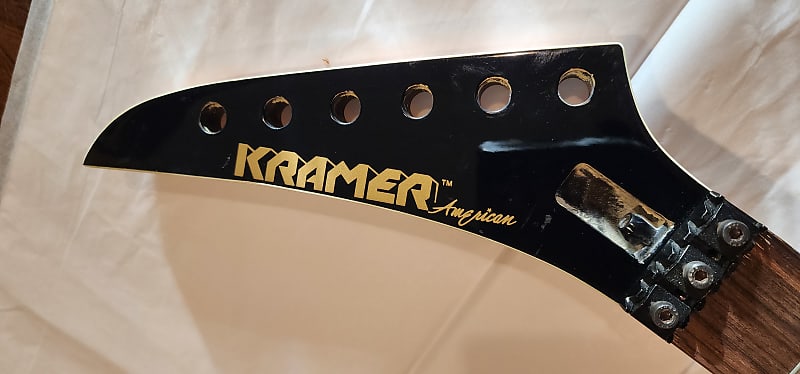 Kramer American Neck NOS Rosewood Left/Reverse Bound Pointy | Reverb