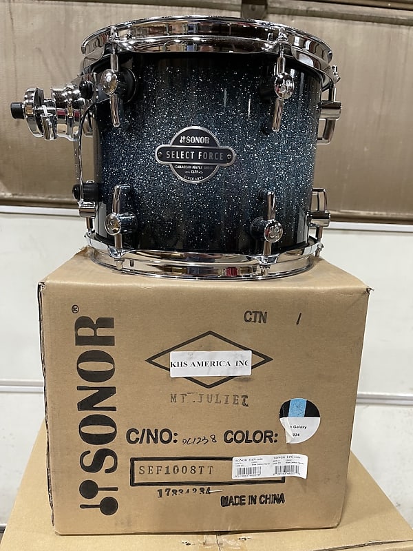 Sonor Select Force Rack Tom - 10x8 - Blue Galaxy Sparkle - | Reverb