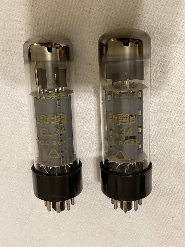 RFT EL-34 Power Tubes Matched 80's | Reverb