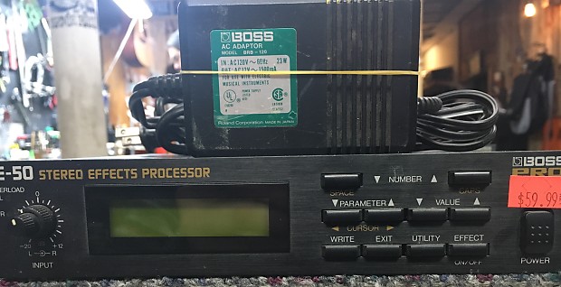 Boss SE-50 Stereo Effects Processor Black | Reverb