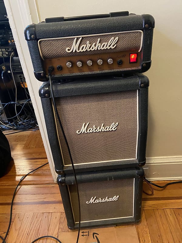 Marshall Lead 12 Mini Stack 1980s - Gray Tolex | Reverb