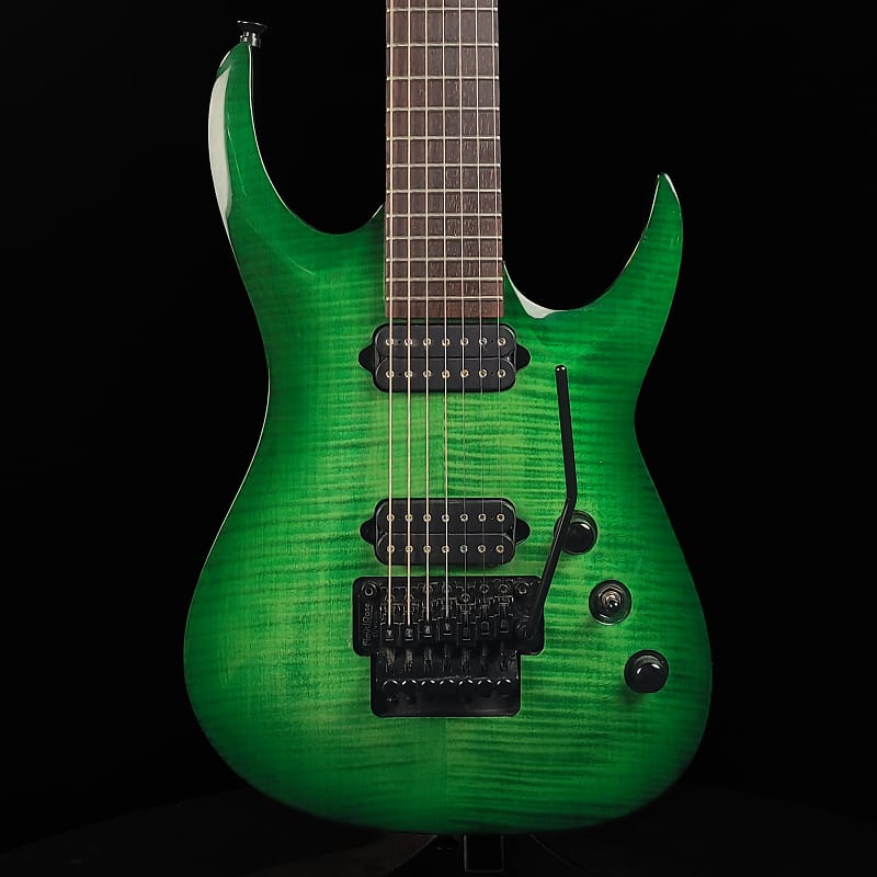 Agile Interceptor 727 7-String Electric Guitar - Emerald | Reverb