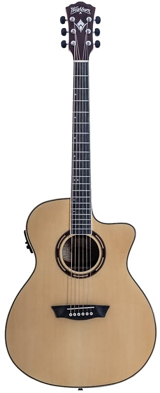 Washburn AG70CE Apprentice Series Grand Auditorium Cutaway | Reverb
