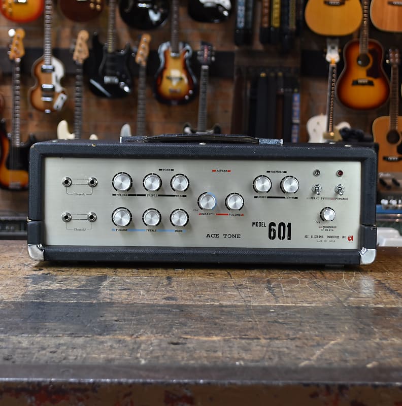 Ace Tone Model 601 Tube Head 1960's | Reverb