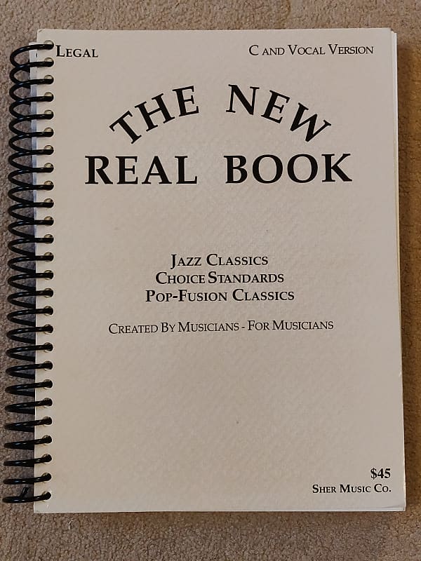 Sher Music The New Real Book C & Vocal Version 1988 | Reverb
