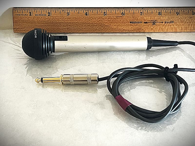 Vintage 1970's SONY Handheld Dynamic Microphone, crisp audio, | Reverb