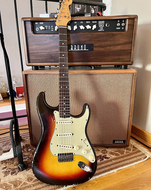 Fender Stratocaster hardtail 1960 Sunburst Pre CBS all | Reverb