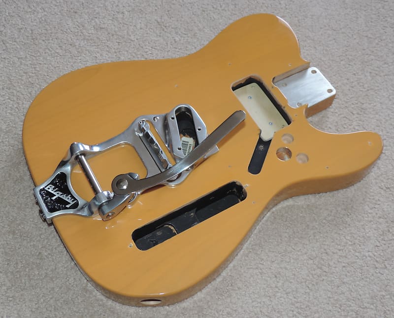Fender MIM Telecaster Butterscotch Body w/B16 Bigsby | Reverb Canada