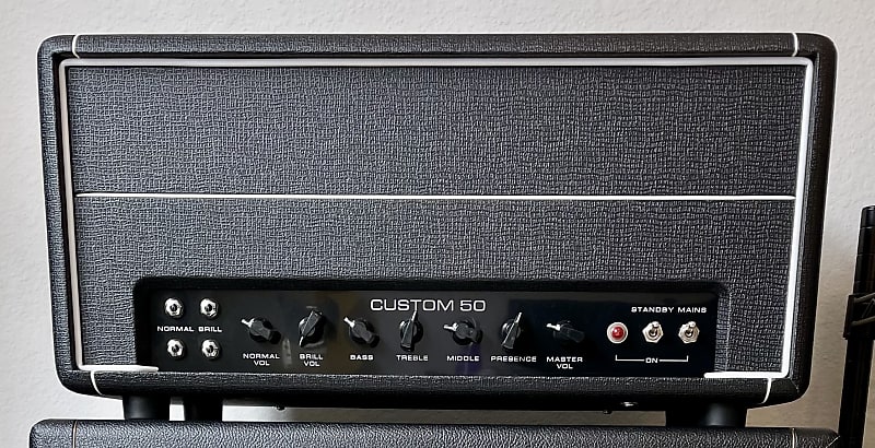 Hiwatt-style DR504 50-watt Guitar Amplifier Head (Hand-wired) | Reverb