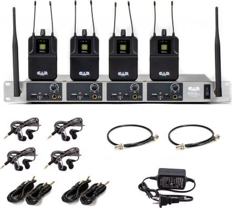 CAD Audio GXLIEM4 Quad Mix Wireless In Ear Monitor System | Reverb
