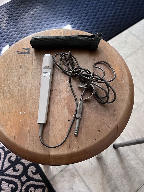 Sony F 96 cardioid dynamic microphone 1980s White | Reverb