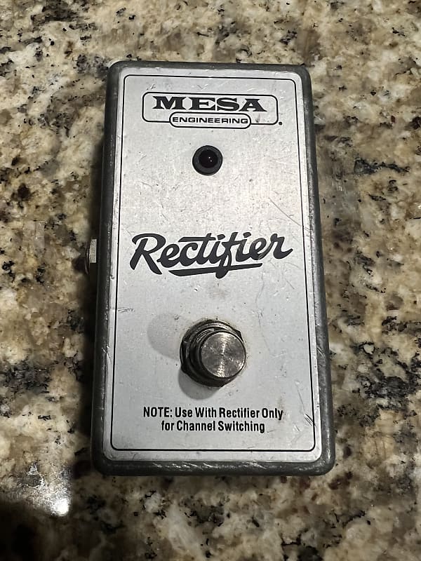 Mesa Boogie Rectifier Footswitch 1990’s - Silver | Reverb
