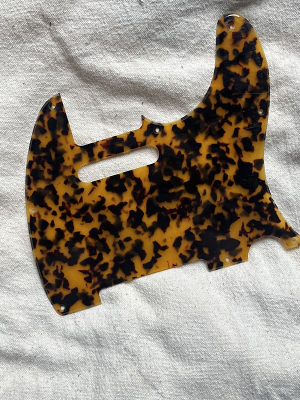 Hand Cut Celluloid Telecaster RH Tortoise Pickguard 2024 - | Reverb