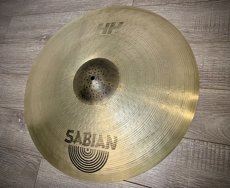 Sabian 21" HH Raw Bell Dry Ride Cymbal | Reverb