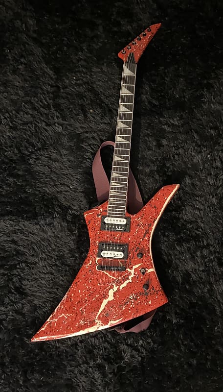 Jackson Kelly Custom splatter/bolt | Reverb