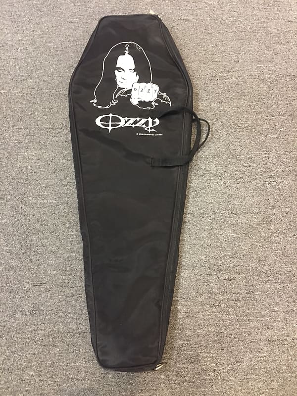 Coffin Case Ozzy Osbourne Coffin Pedal Body Bag Black with | Reverb