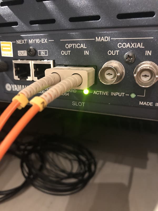 Yamaha MY16-MD64 16 Channel MADI Interface Card Black | Reverb