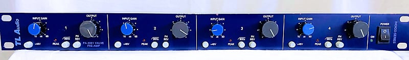 TL AUDIO PA-2001 Indigo Series - 4 Channel Valve Pre-Amp | Reverb