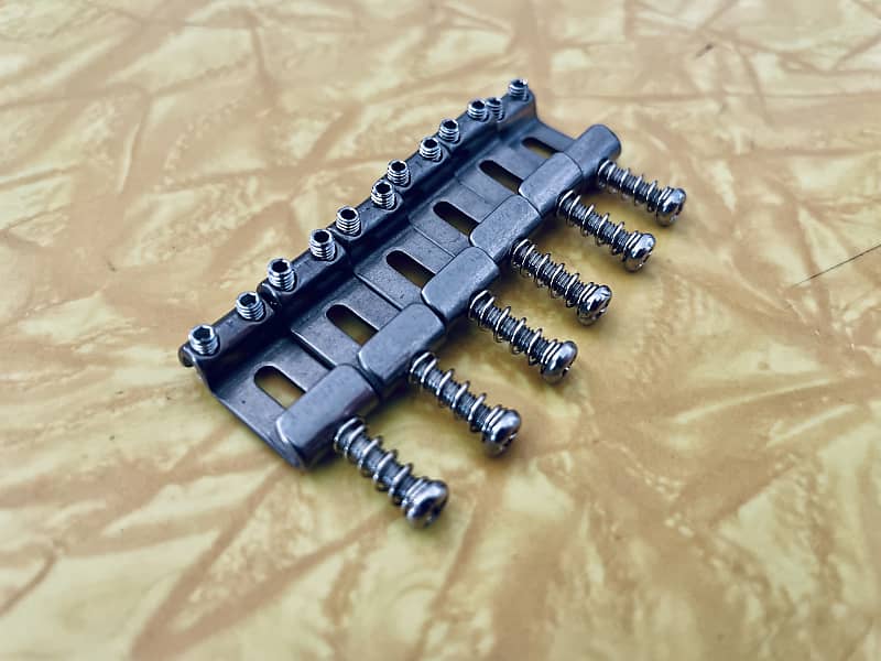 Titanium Strat Saddles Made in Japan Raw Ti | Reverb