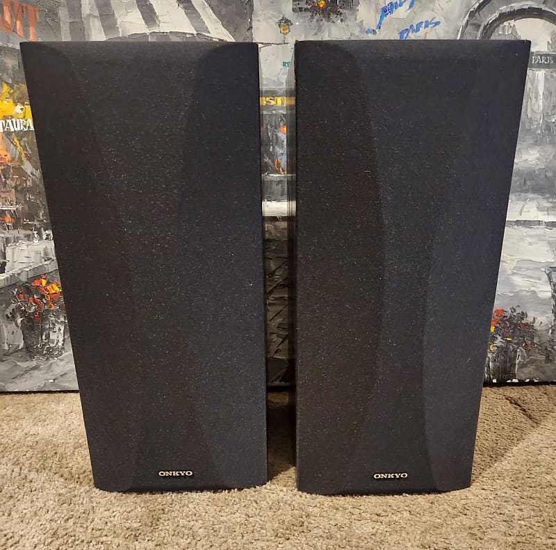 Onkyo Onkyo SKF-200F( pair) Bookshelf Speaker 90s | Reverb