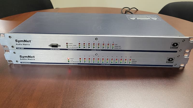 Symetrix SymNet Audio Matrix 8x8 DSP and BreakOut 12 2006 - | Reverb