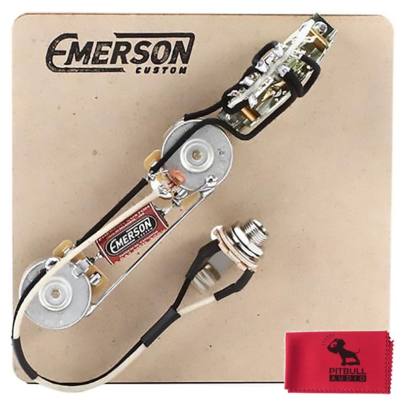 Emerson Custom 3-Way Thinline Telecaster Prewired Kit, | Reverb
