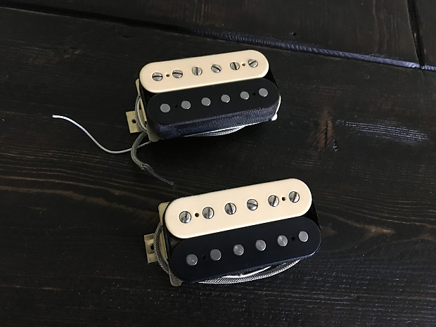 PRS #6 Treble and Bass Set of Zebra pickups | Reverb