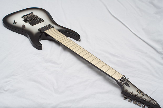ESP LTD BUZ-7! 7 String! Unearth! Silverburst | Reverb