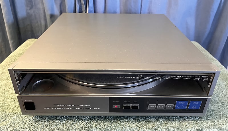 Vintage Realistic Lab-1600 Linear Tracking Turntable- Test | Reverb