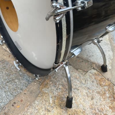 Ludwig Black Cortex 70's 22x16 Maple Bass Drum for set kit | Reverb