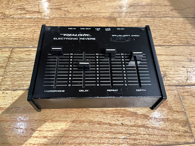 Realistic Electronic Reverb 32-1110A 1980s vintage secret | Reverb