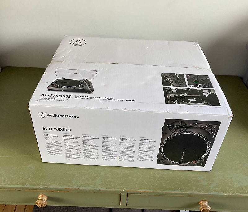 Audio-Technica AT-LP120XUSB Direct Drive Turntable Black | Reverb