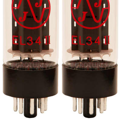 JJ Electronic EL34 Apex Burned-In Matched Pair | Reverb