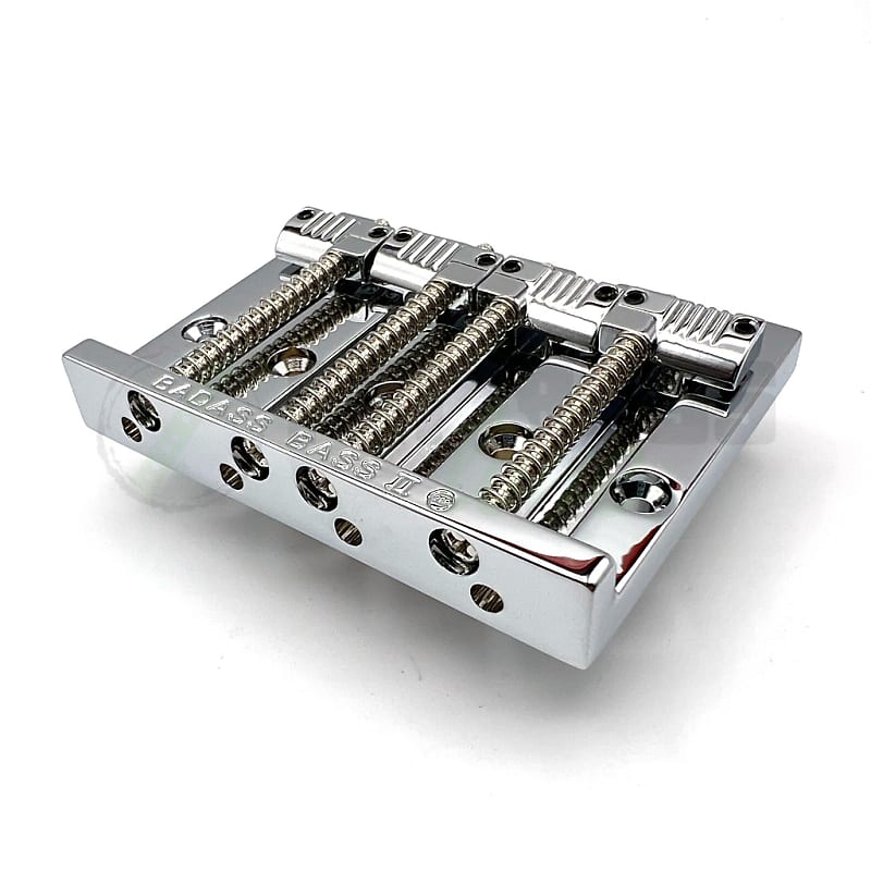 Leo Quan Badass II Bass Bridge - Chrome | Reverb