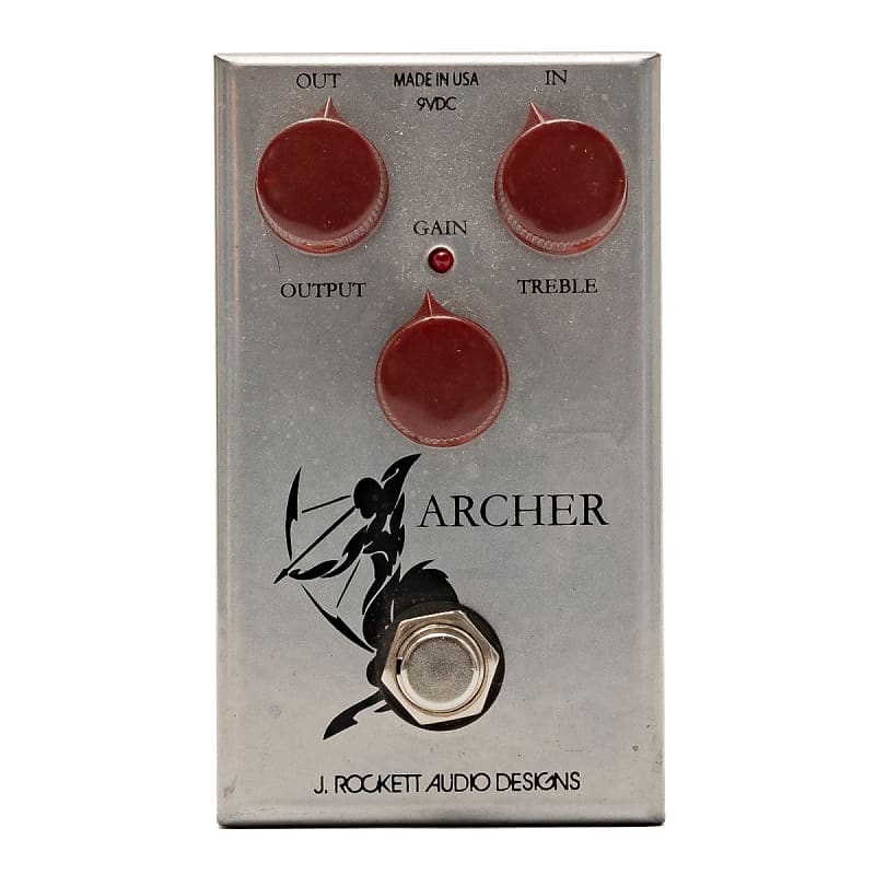 J Rockett - ARcher Silver- Overdrive Pedal w/ Box - X1224 - | Reverb