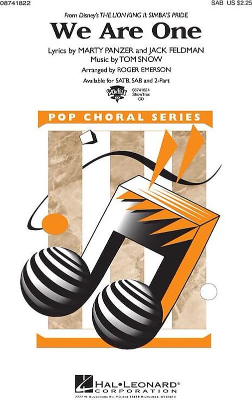 We Are One - (from The Lion King II: Simba's Pride) | Reverb