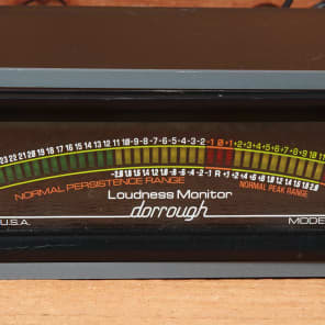 Dorrough Model 40-A Stereo Audio Level Meter Racked Loudness | Reverb
