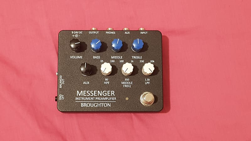 Broughton Audio Messenger DI Bass Preamp Pedal | Reverb