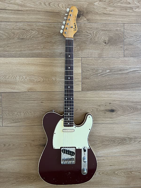 Haar Custom Telecaster 2018 Maroon Relic Double | Reverb Australia