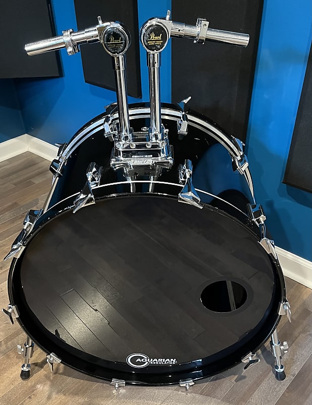 Pearl MLX Vintage 24" Kick Bass Drum Japan Maple Black | Reverb