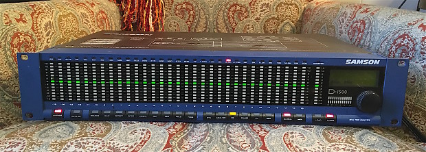 Samson D 1500 Rta Spectrum Analyzer Eq Reverb