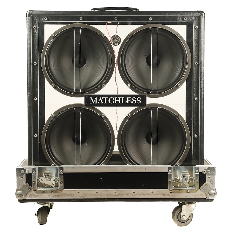 Matchless Acrylic 4x12 Guitar Cabinet w/ Flight Case Owned by | Reverb