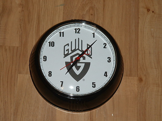 Guild studio wall clock Black | Reverb
