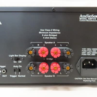 AudioSource AMP 310 Stereo Power Amplifier - 2 Channel 150 | Reverb