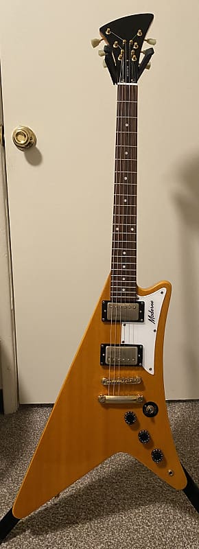 Epiphone Moderne 2000-2001 Natural used w/Hard Case | Reverb