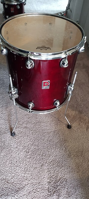 Premier 16" Genista Floor Tim 90s - Damask Red | Reverb