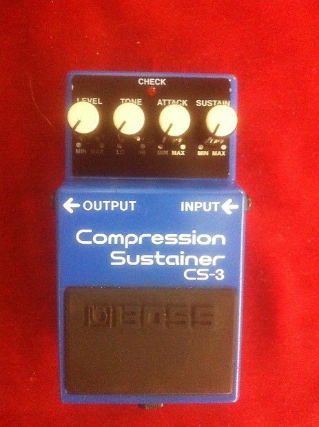 Boss Compression Sustainer CS-3 Blue | Reverb
