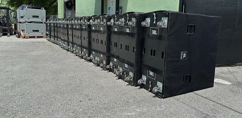 JBL VTX G28 Dual 18" 9600W Subwoofer (LOT OF 8 ) | Reverb